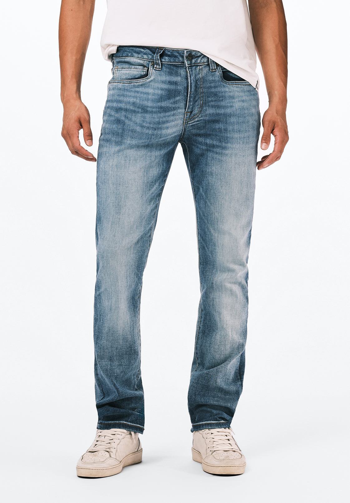 Slim Ash Men's Jeans in Authentic and Sanded Blue – Buffalo Jeans