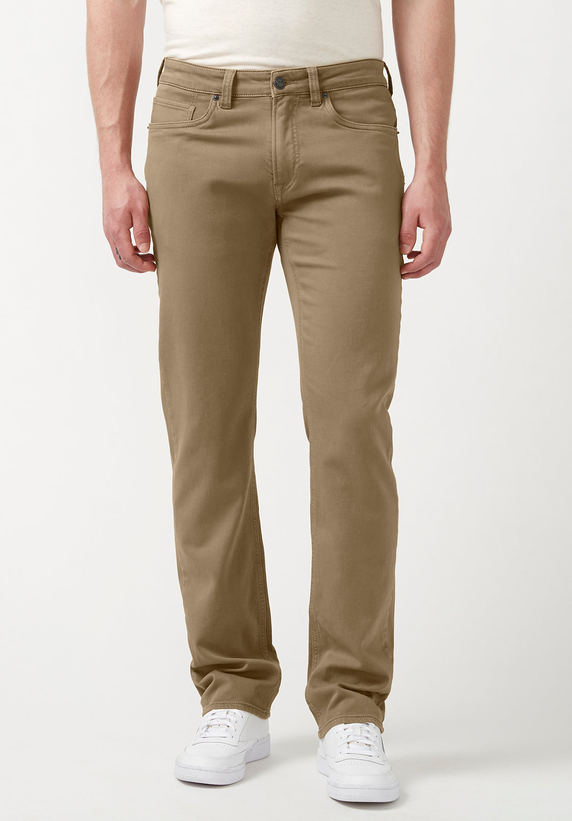 Straight Six Dark Beige Men's Fleece Canvas Pants - BM22939 – Buffalo ...