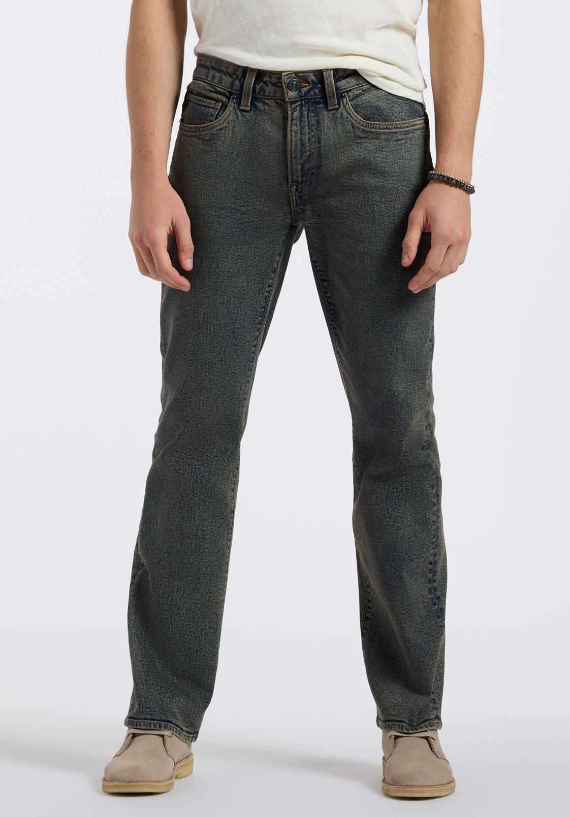 Relaxed Straight Driven Men's Jeans, Authentic Worn Indigo – Buffalo Jeans